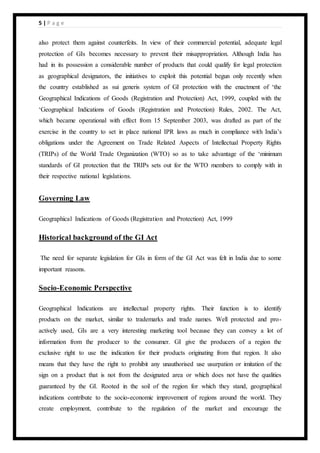 IPR - Geographical indications | DOCX