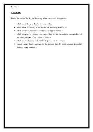 IPR - Geographical indications | DOCX