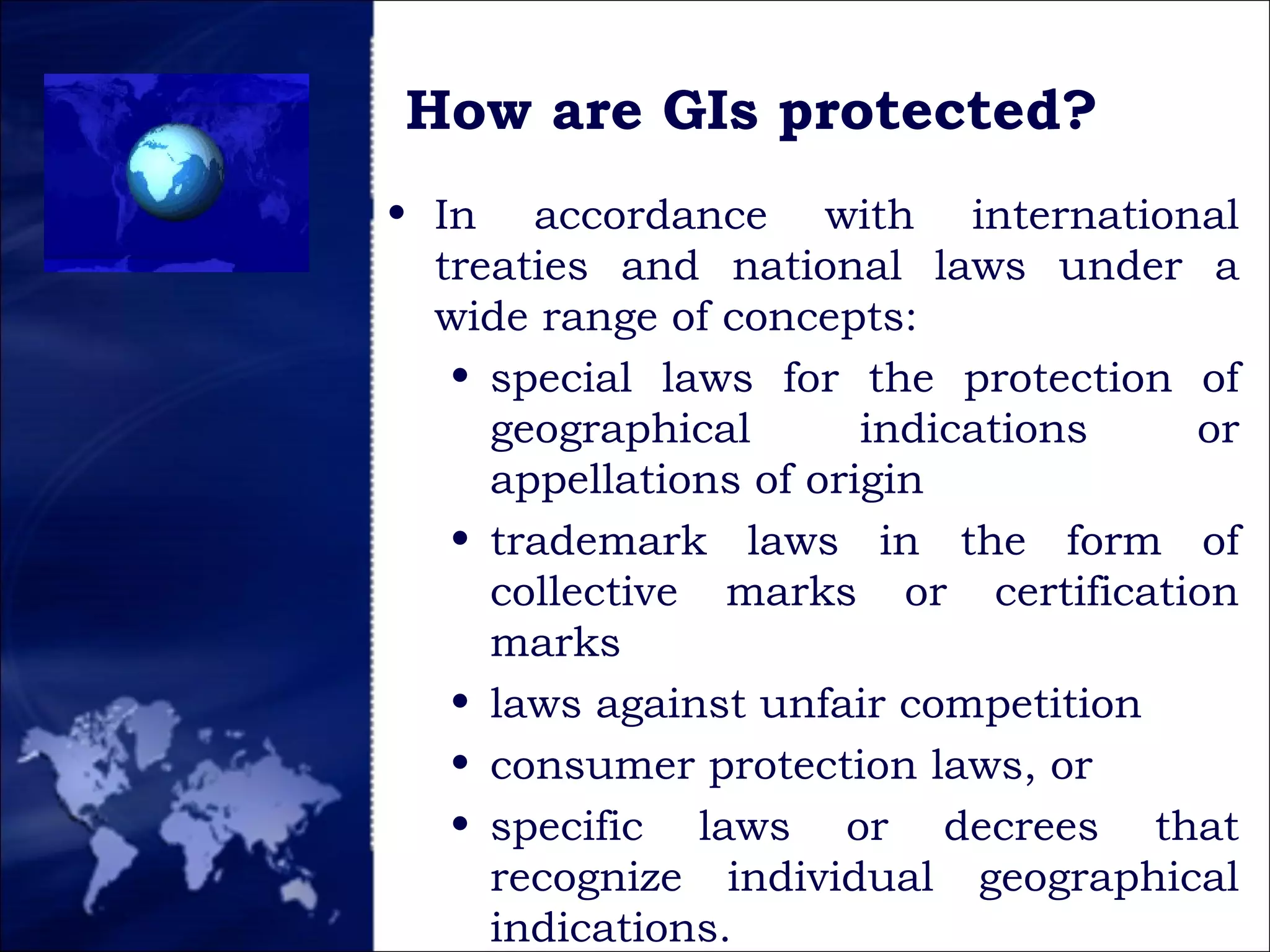 Geographical indications | PPT