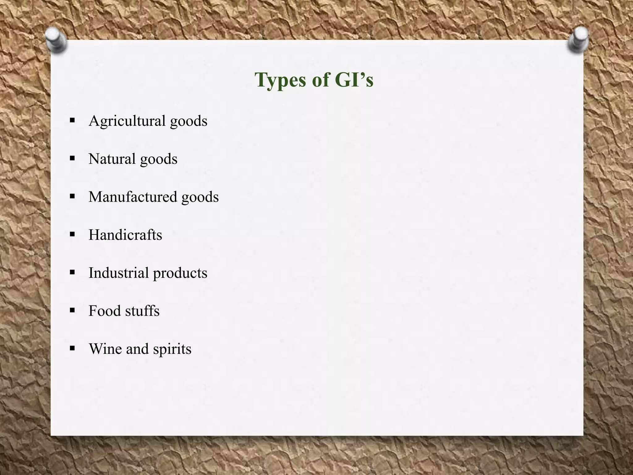 Geographical indications | PPTX