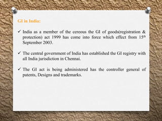 Geographical indications | PPTX