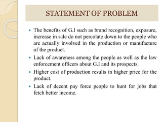 Geographical indications international & national perspective with ...