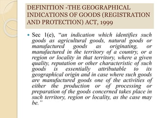 Geographical indications international & national perspective with ...