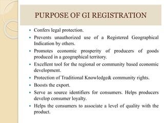 Geographical indications international & national perspective with ...