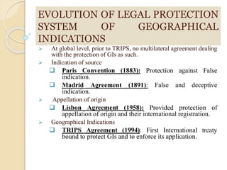 Geographical indications international & national perspective with ...