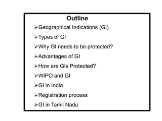 Geographical indications | PPTX