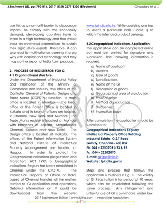 Geographical indications in indian agriculture on the anvil rc ...