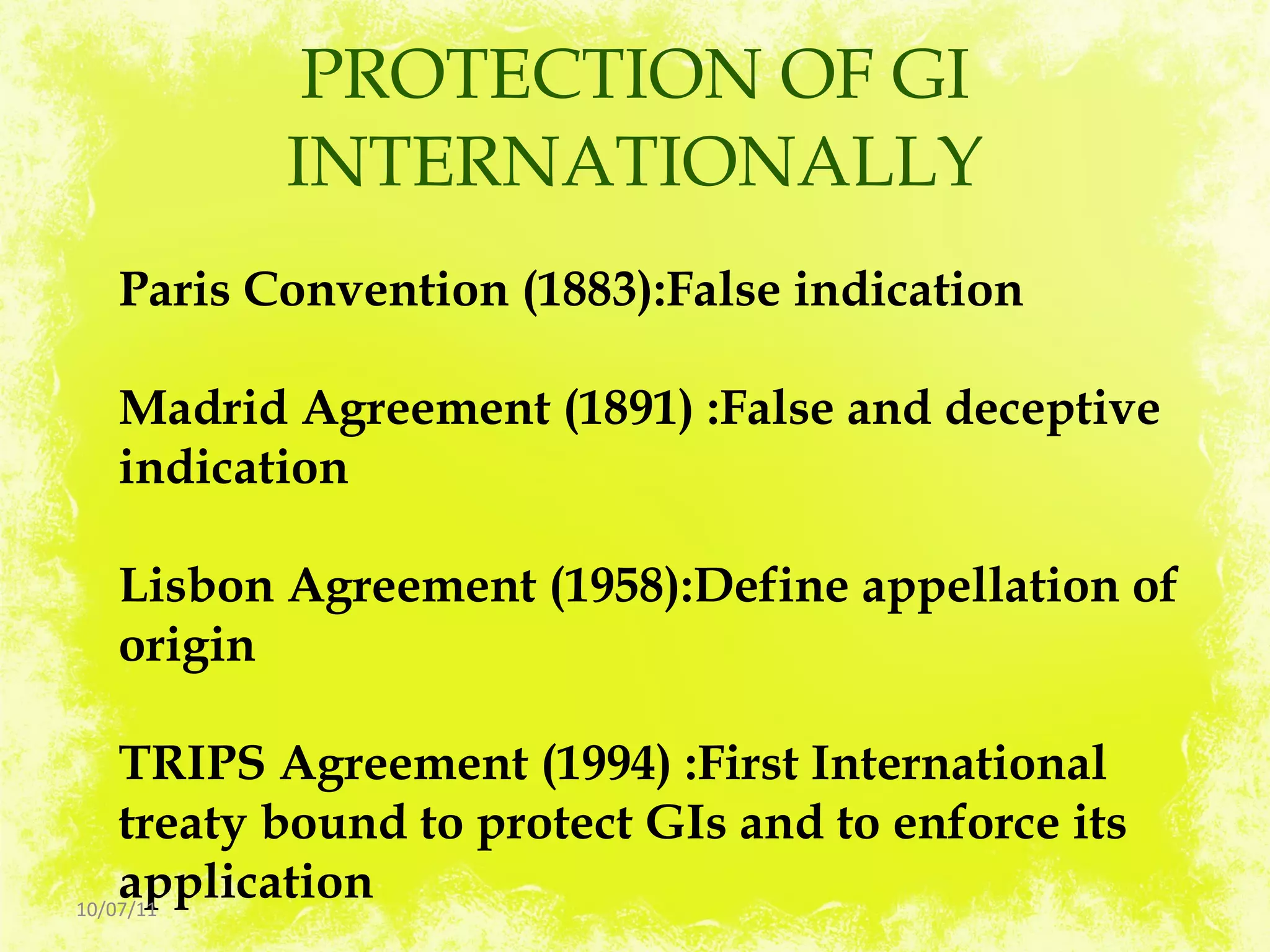 Geographical indications ppt | PPT