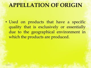 Geographical indications ppt | PPT