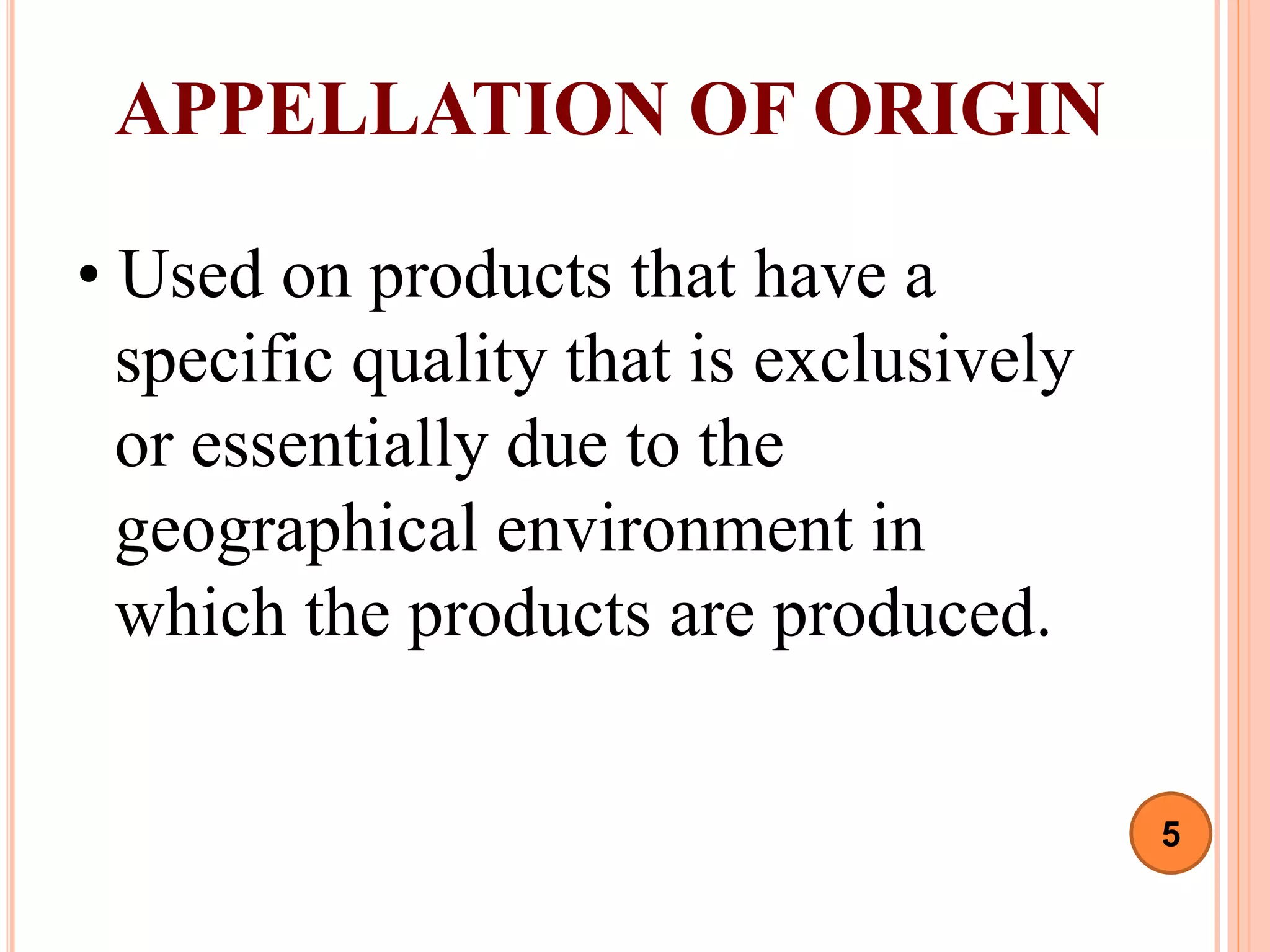 Geographical indications ppt | PPTX