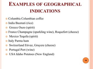 Geographical indications ppt | PPTX