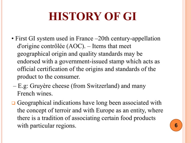 Geographical indications ppt | PPTX