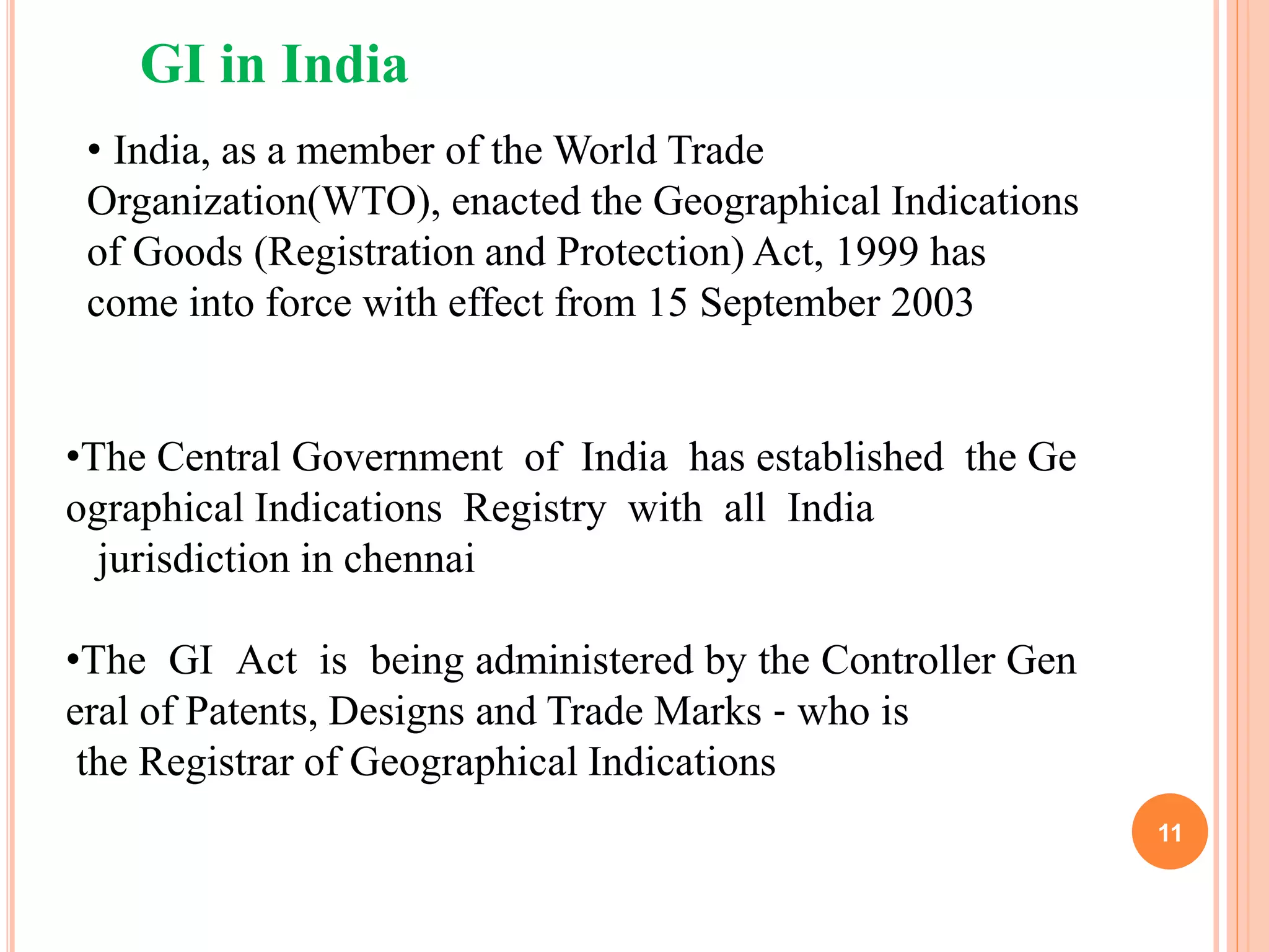 Geographical indication | PPTX