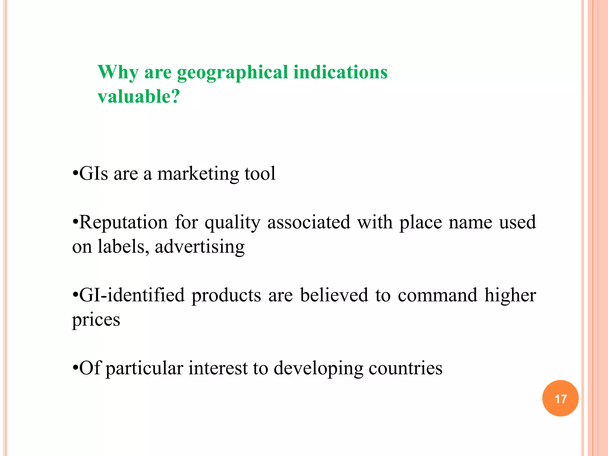 Geographical indication | PPTX