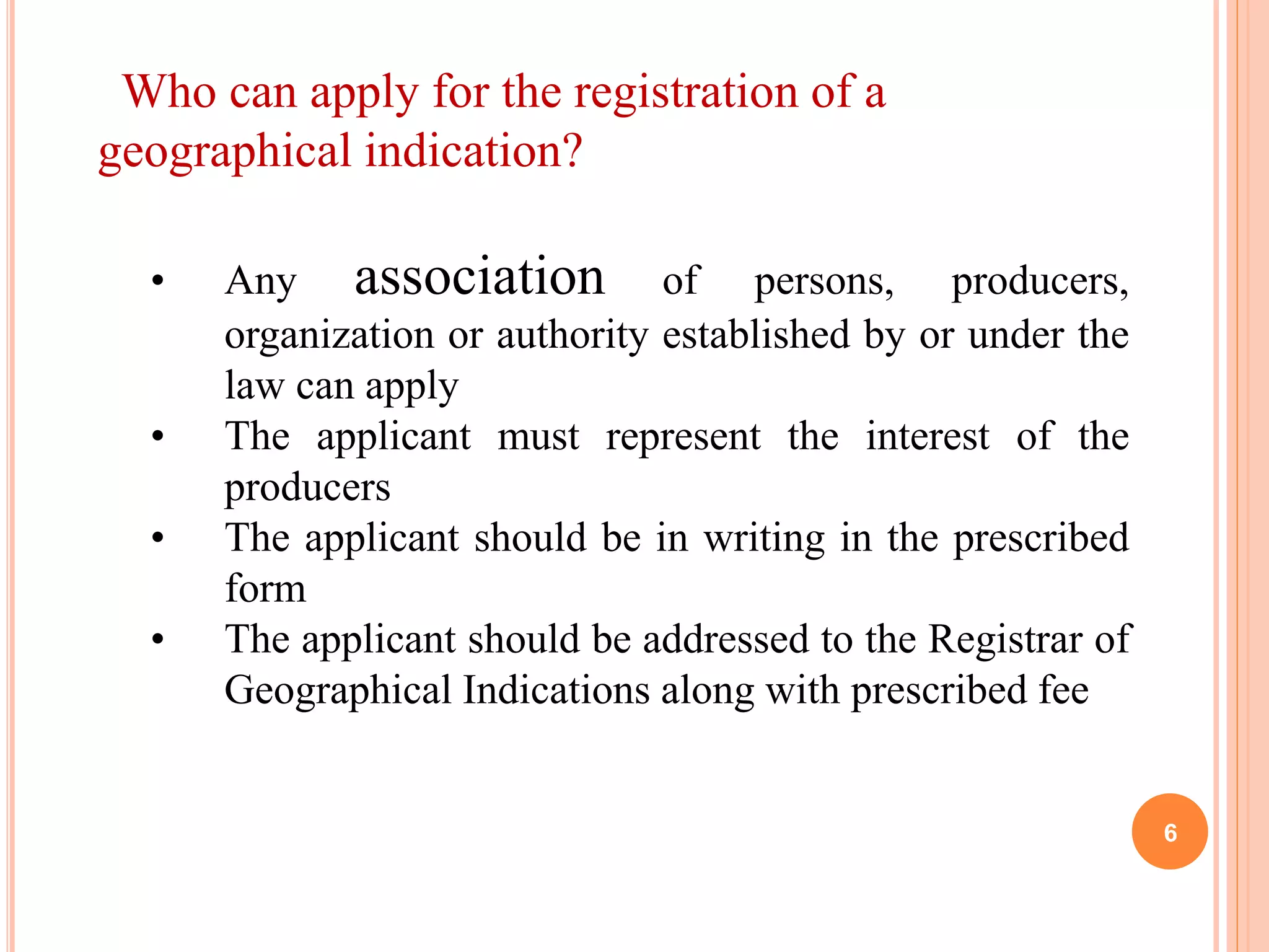 Geographical indication | PPTX
