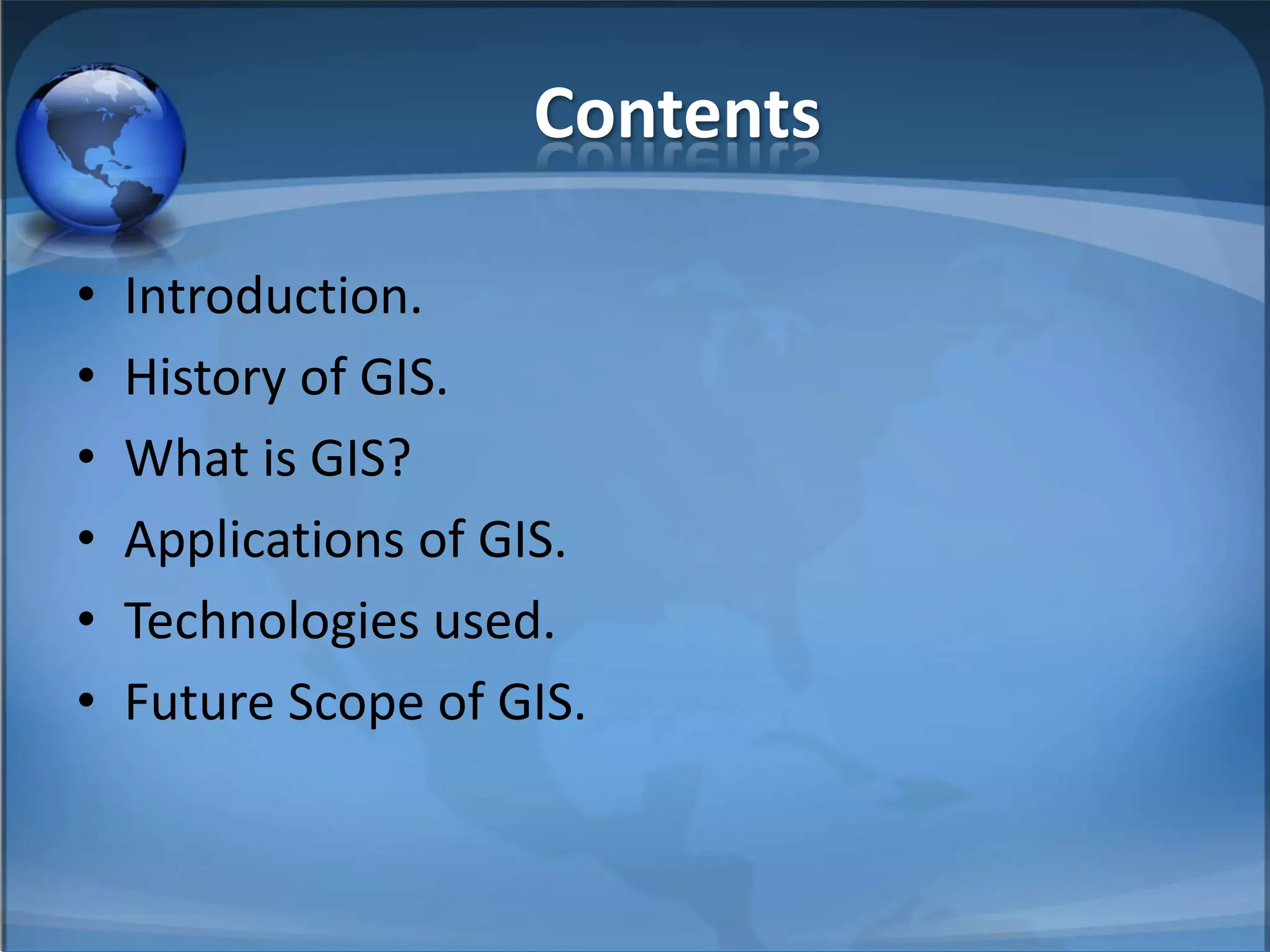 Geographical information system | PPT