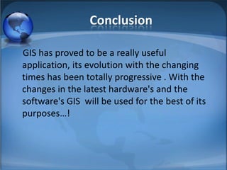 Geographical information system | PPTX