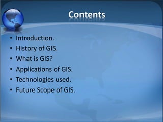 Geographical information system | PPT