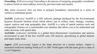 Geographical information system | PPTX