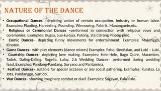 GEOGRAPHICAL LOCATION AND NATURE OF THE DANCE.pptx