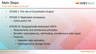 HDFS for Geographically Distributed File System | PDF