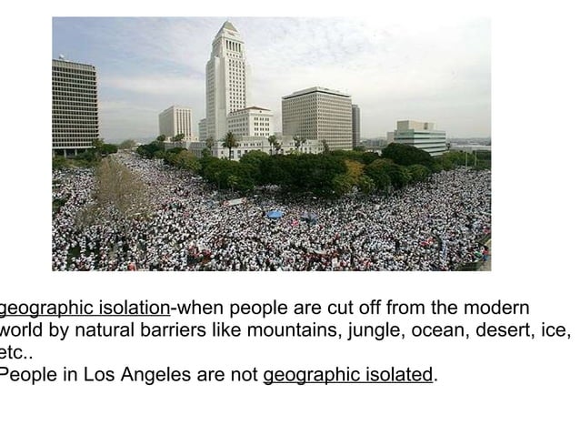Geographically isolated peoples | PPT