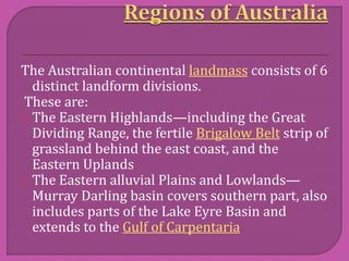 Geographical position of australia and its population | PPT