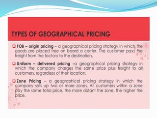 Geographical Pricing Product