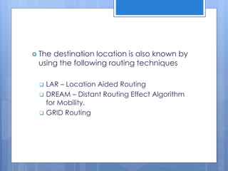 Geographical routing presentation | PPT