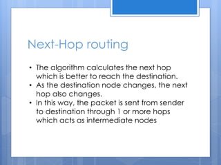 Geographical routing presentation | PPTX