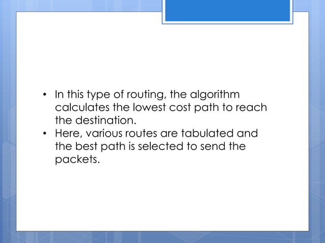 Geographical routing presentation | PPT