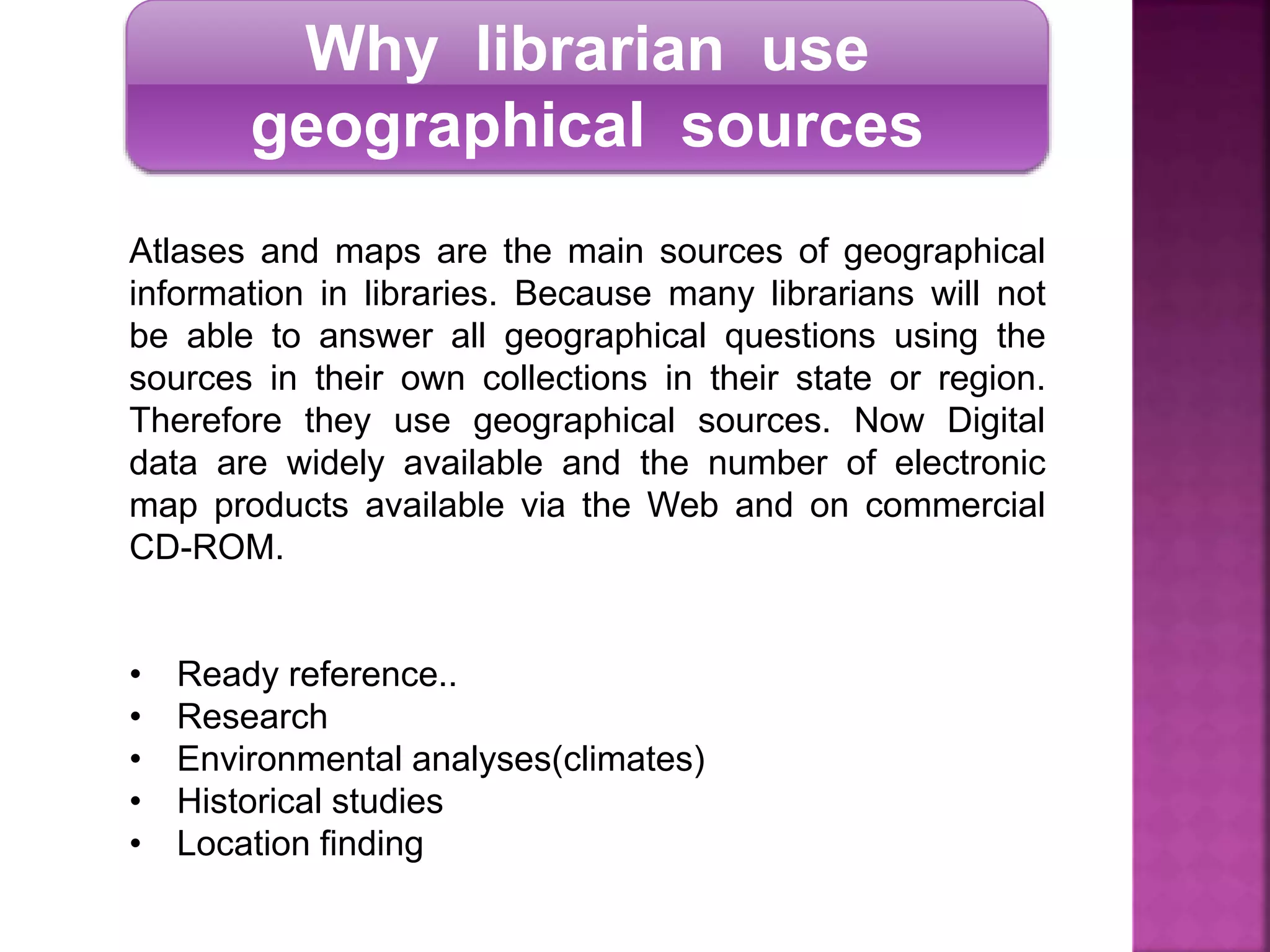 Geographical sources 1 | PPTX