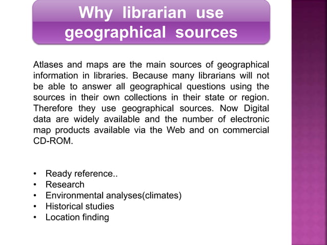 Geographical sources 1 | PPTX