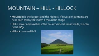 Geographical terms in English language | PPT