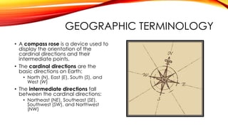 Geographical Themes and Terms | PPTX