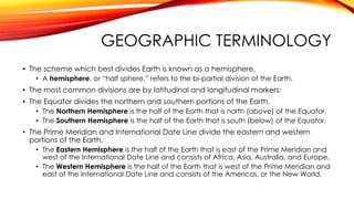 Geographical Themes and Terms | PPTX