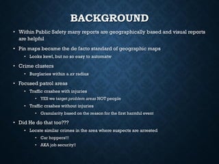 Working with and Presenting Geographic Data in SQL | PDF