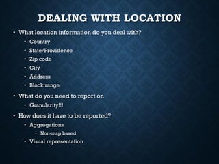 Working with and Presenting Geographic Data in SQL | PDF