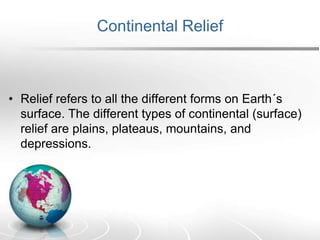 Geographic features of the earth! | PPTX