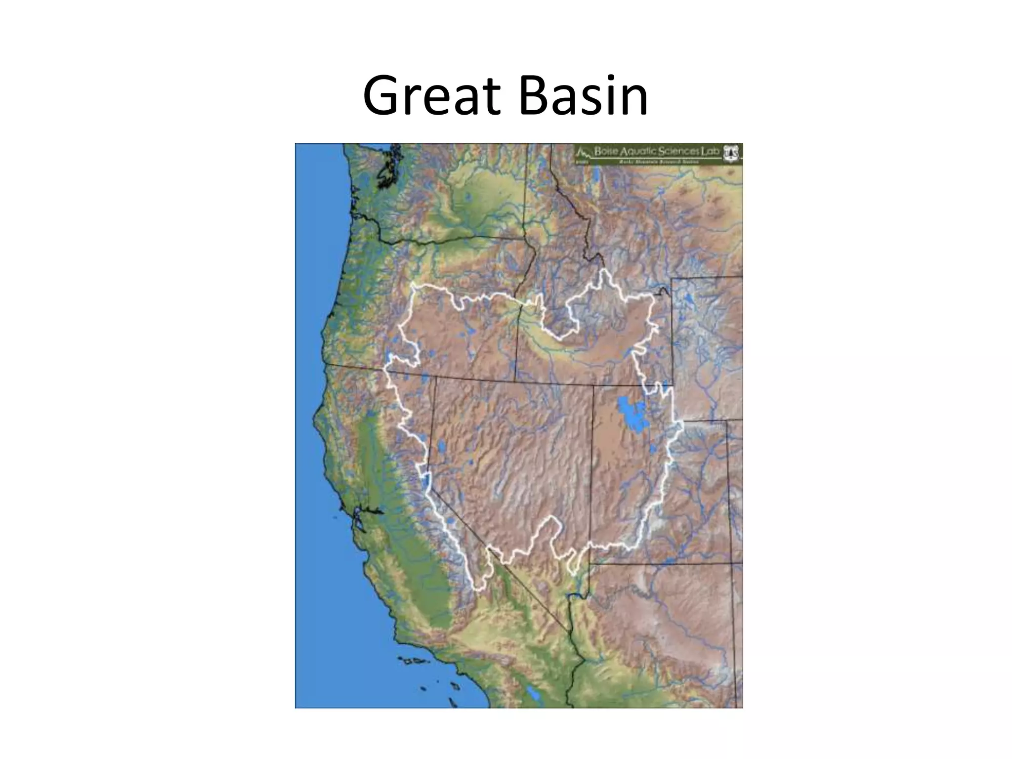 Geographic features of the western united states | PPTX