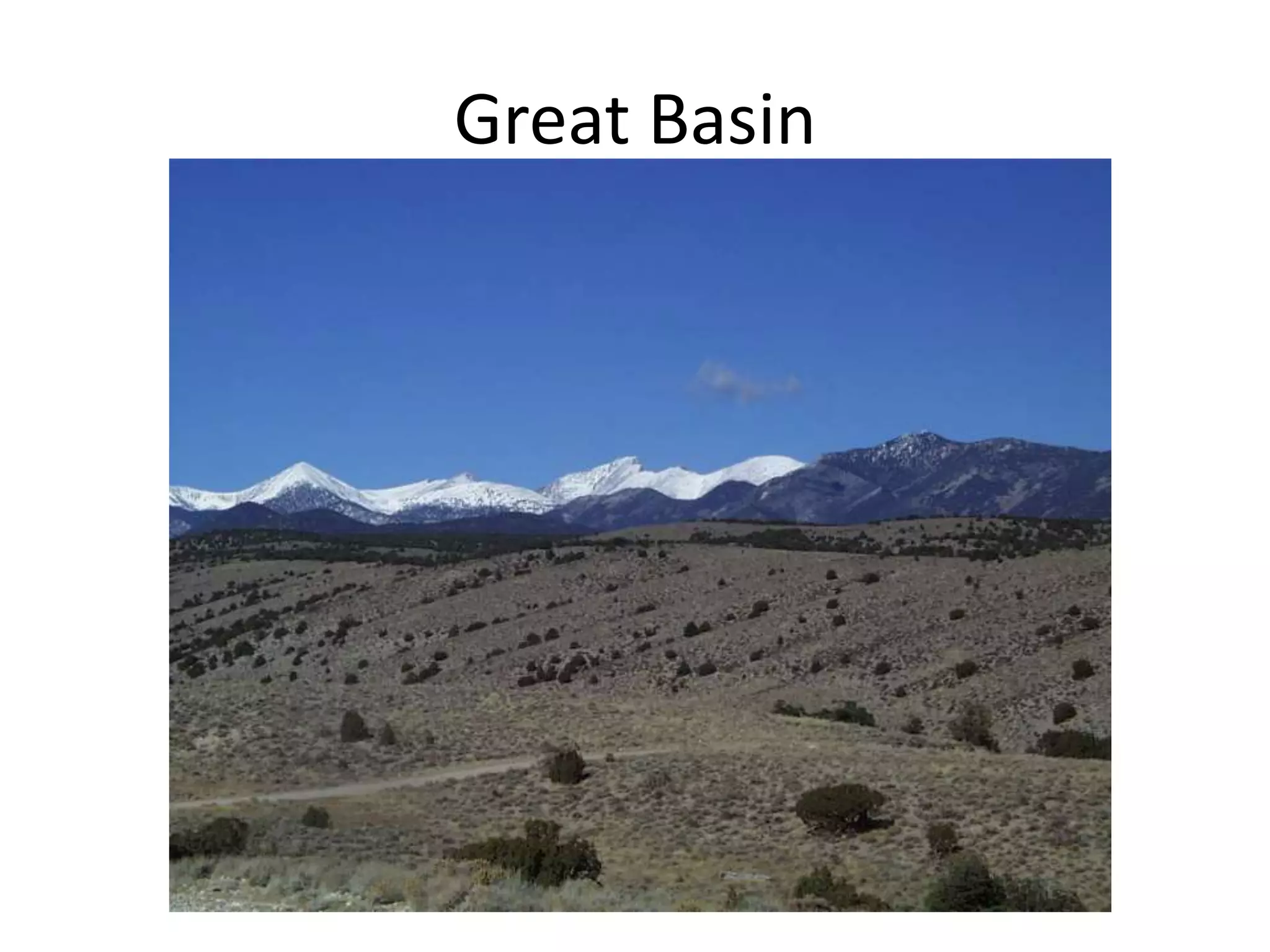 Geographic features of the western united states | PPTX