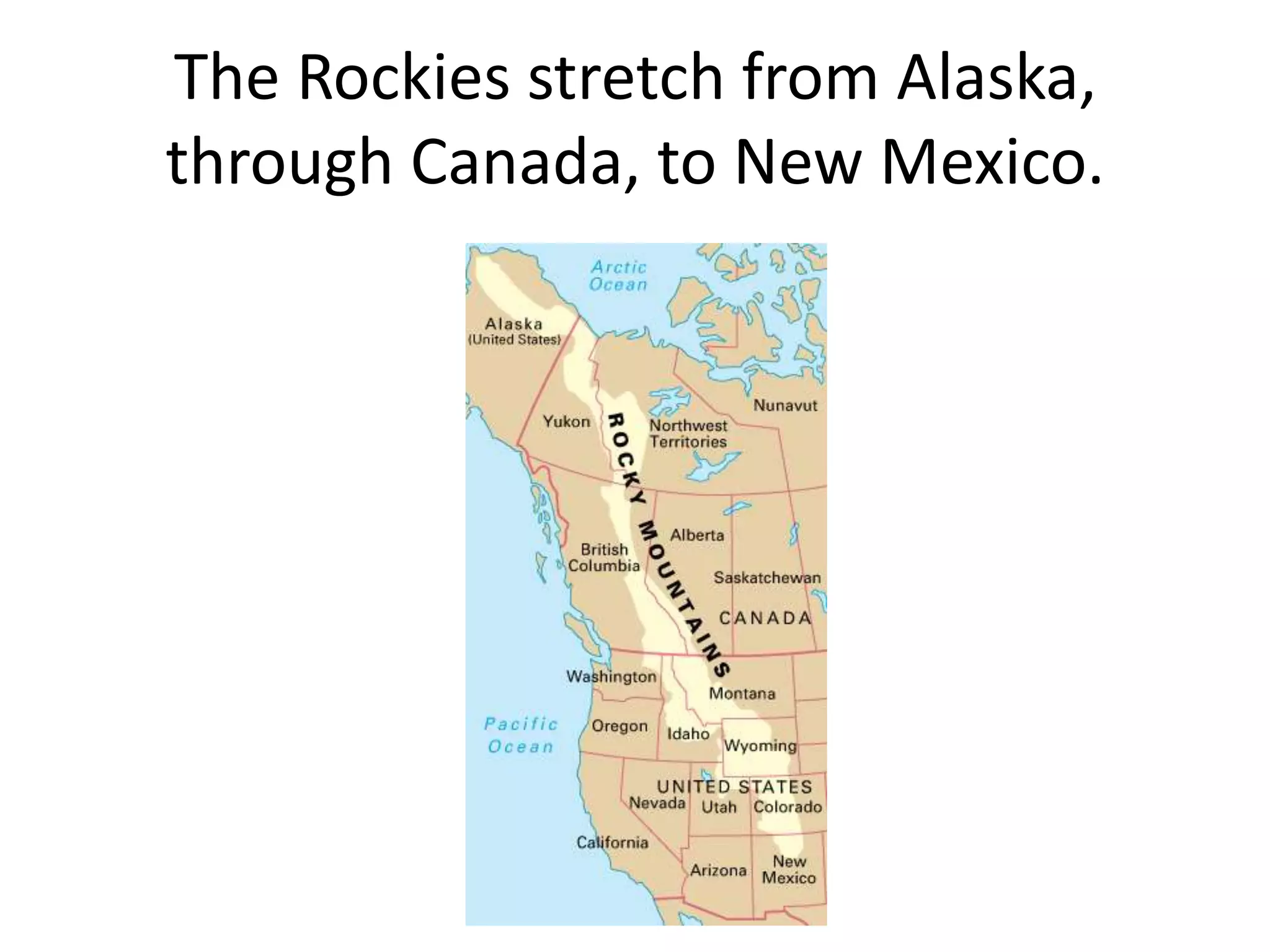 Geographic features of the western united states | PPTX