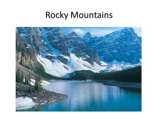 Geographic features of the western united states | PPTX