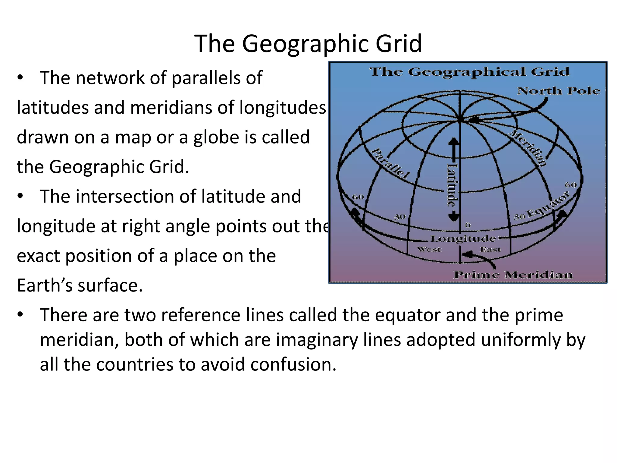 Geographic grid latitudes and longitudes made by Ravi Bharti | PPTX