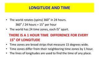 Geographic grid latitudes and longitudes made by Ravi Bharti | PPTX