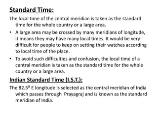 Geographic grid latitudes and longitudes made by Ravi Bharti | PPTX