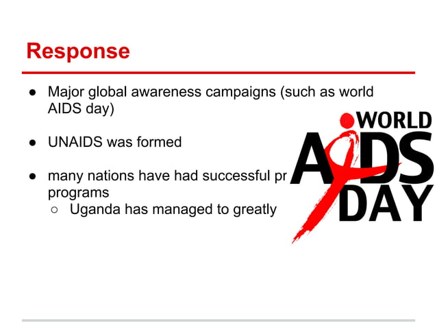 Evaluate the geographic impact of HIV/AIDS at the local, national and ...