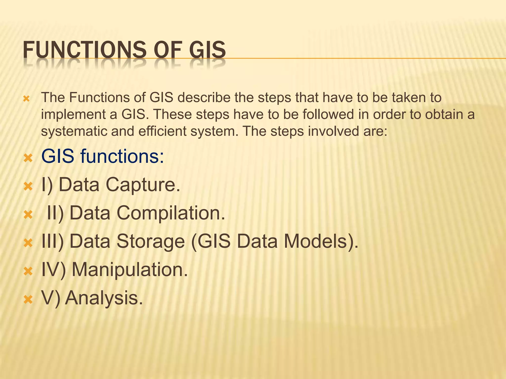 Geographic information system | PPTX | Geology | Science
