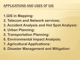 Geographic information system | PPTX