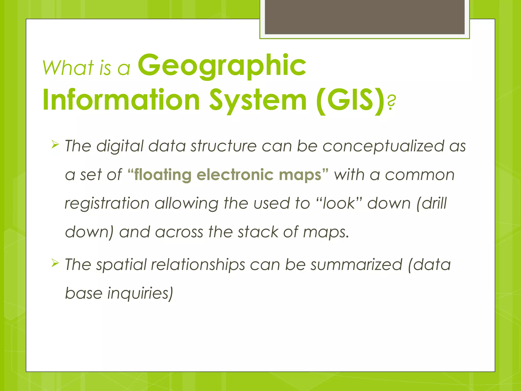 Geographic information system | PPT